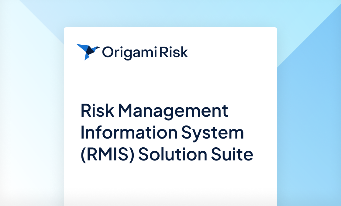 Risk Management Information System (RMIS) Solution Suite - Origami Risk